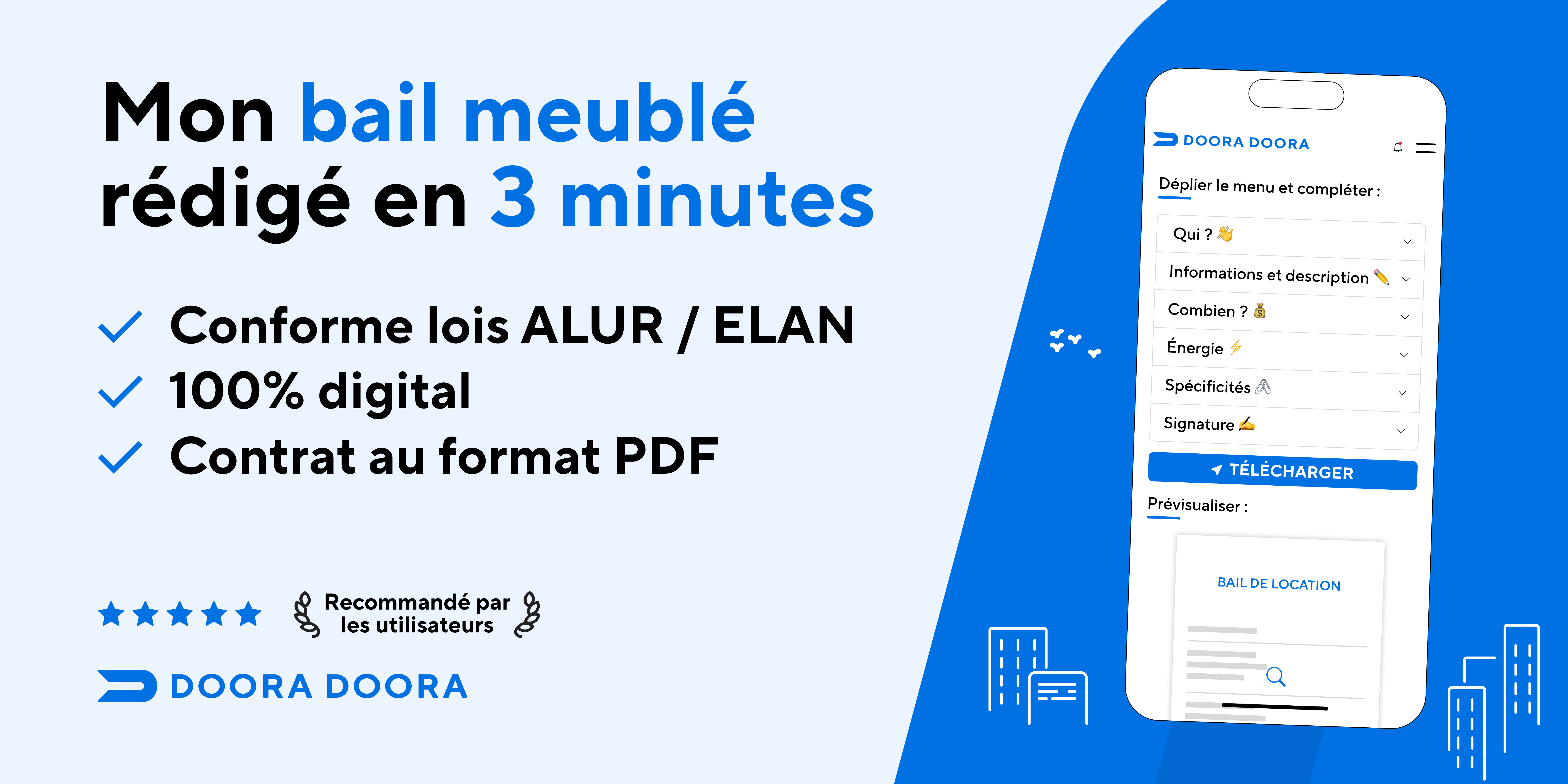 Générateur de Bail de location, gratuit et à jour (2025)